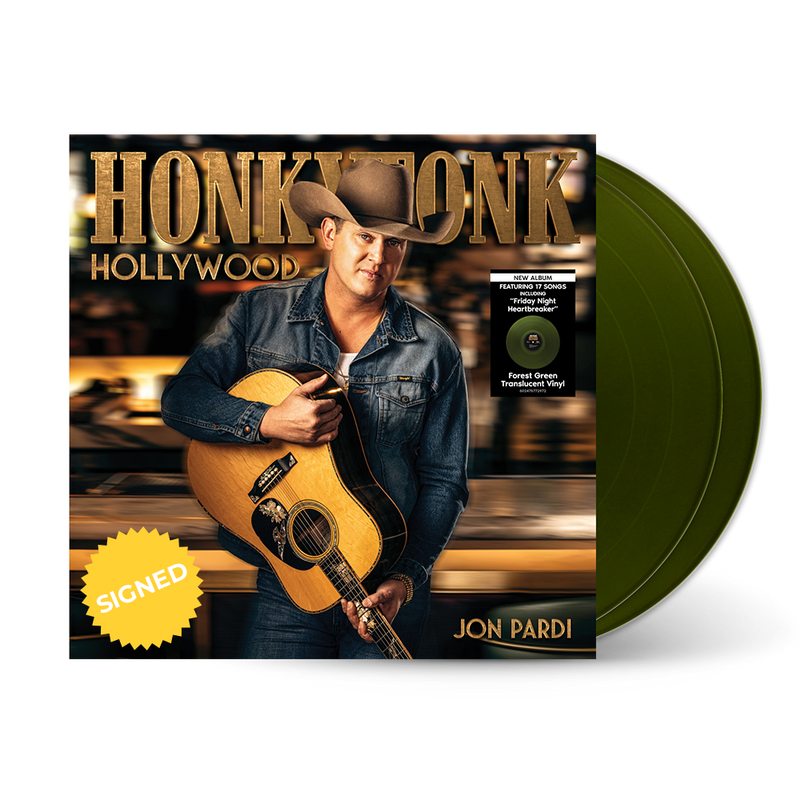 Honkytonk Hollywood (2LP-Vinyl-Forest Green-Signed) - Jon Pardi ...